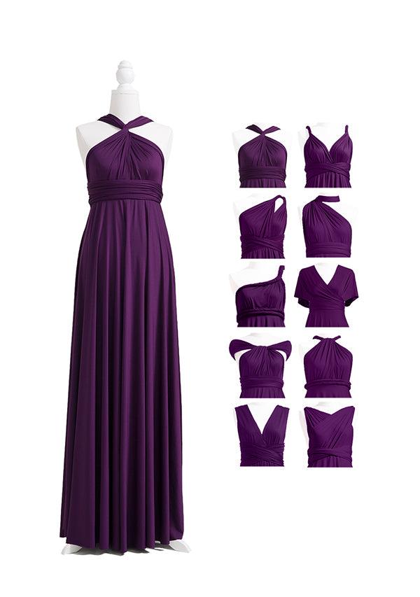 Buy Dark Purple Multiway Convertible Infinity Dress – 72Styles