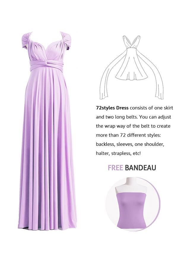 Buy Lavender Multiway Convertible Infinity Dress – 72Styles