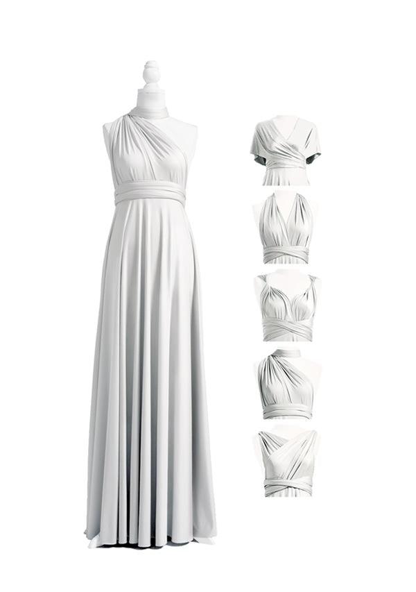Buy Silver Grey Multiway Convertible Infinity Dress – InfinityDress.ca
